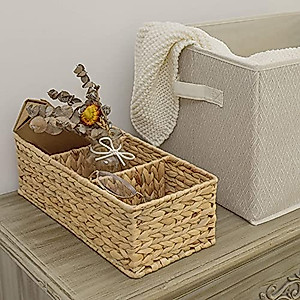 StorageWorks Water Hyacinth Storage Baskets Set