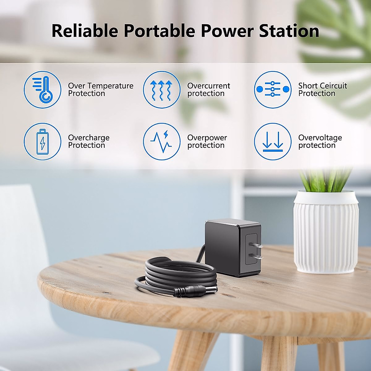 TAIFU 27V AC Adapter for Homeika H016 HA016 Vacuum Cleaner Charger, Roanow Model MarsVac S1 MarsVacS1, PRETTYCARE W100 W300 X3 W400 W200 P1 Pro P3 P4 P1Pro Cordless Vacuum Cleaner Power Supply Cord