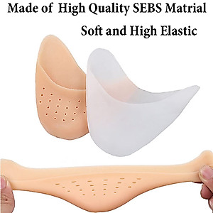 Silicone Toe Protectors for High Heel, Toe Pads, Gel Toe caps, Reusable Toe Sleeve for Women Pain Relief