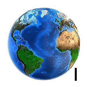 Guansen New Luminous Blue Earth Cartoon DIY 3D Wall Stickers for Kids Rooms Wall Sticker Home Decor Living Room Glow in The Dark Stars