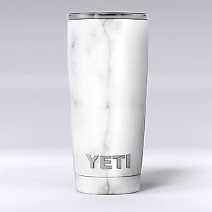 Design Skinz Slate Marble Surface V51 - Skin Decal Vinyl Wrap Kit Compatible with The Yeti Rambler Cooler Tumbler Cups