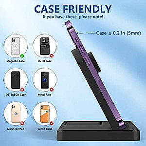 OenFoto 3 in 1 Charging Station Compatible with Fitbit Versa3/ Versa4/Sense/ Sense2– Charging Cable Dock for Versa 3 Smartwatch with Samsung Galaxy S22 Ultra S21 Note 20, AirPods Pro, Galaxy Buds Pro