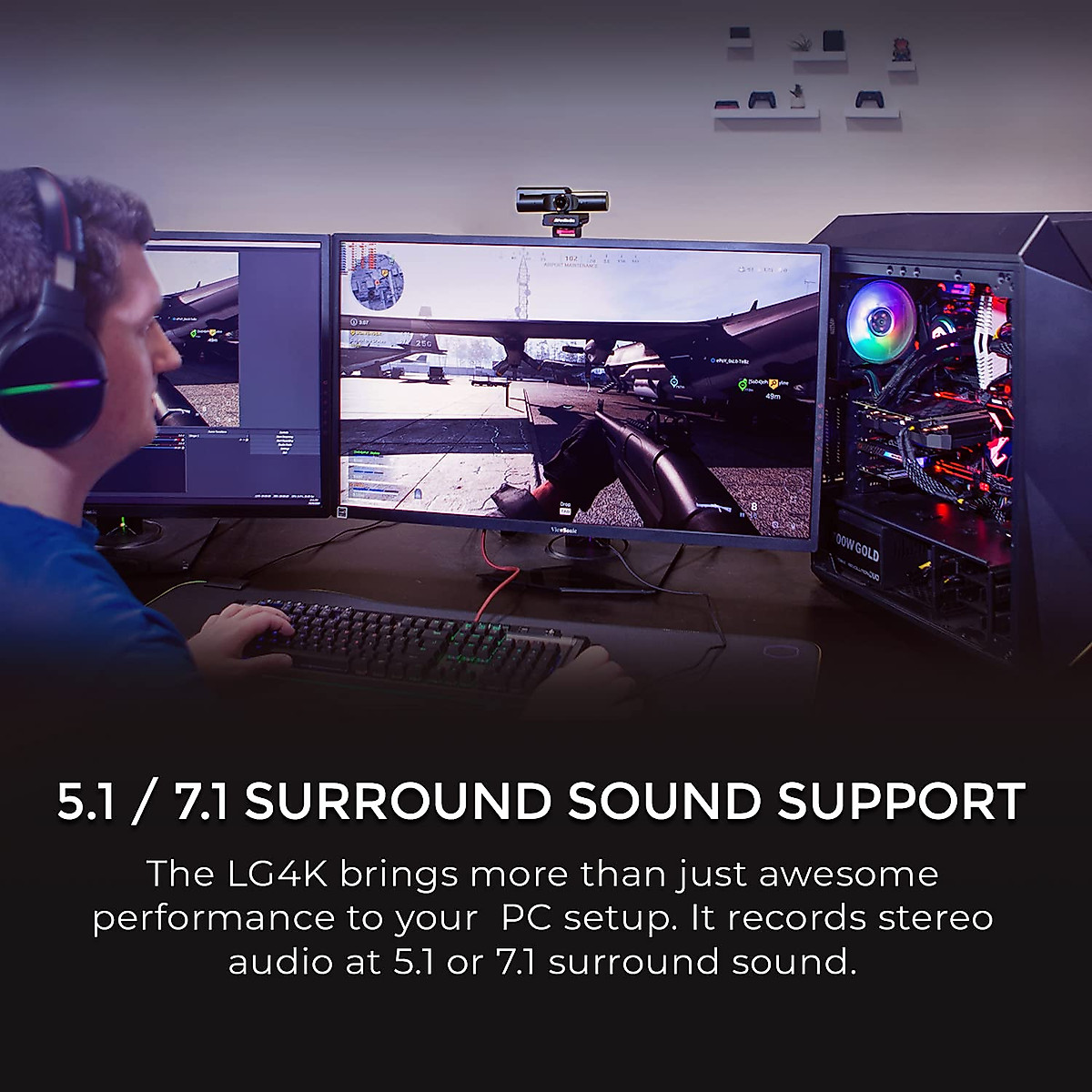 AVerMedia GC573 Live Gamer 4K Internal Capture Card: 4K60 HDR10 Streaming and Recording with Ultra-Low Latency for PS5, Xbox Series X/S, OBS, Twitch, YouTube, Windows 11 - TAA/NDAA Compliant
