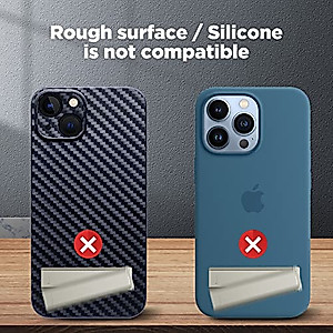 Iokmax for Phone Kickstand Attachment ,Cell Phone Kickstand Attachable Stick On Phone Kickstand Holder , Flat Kickstand for iPhone, Samsung ,LG, Sony, HTC and More,Black