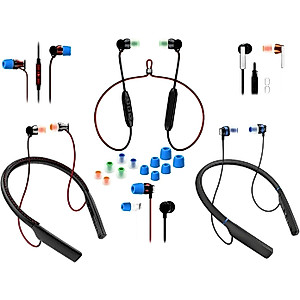 12pcs (NSY-BLMF-sB) S/M/L Premium Memory Foam and Silicone Eartips Adapters Compatible with Sennheiser (M2 IE) Momentum I and G, CX 3.00, CX 5.00, CX 7.00BT, HD1, HD1 Free and HD1 Wireless Earphones
