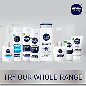 Nivea Men Sensitive Face Wash with Vitamin E, Chamomile and Witch Hazel Extracts, 5 Fl Oz Tube