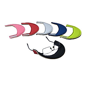 TwoShade Strapless Reversible Sun Visor Golf Tennis Beach Hat Mens Womens Two Shade Blue/White