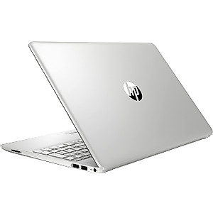 HP Notebook 15 15.6-inch HD Laptop, Intel Celeron N4120 Processor, 8GB DDR4 Memory, 256GB SSD, Webcam, USB Type-C, RJ-45, HDMI, Windows 11 Home, Silver (Renewed)