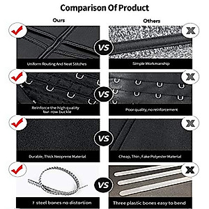 Women's Waist Trainer Corset Trimmer Belt Slimming Body Shaper Sports Girdle Waist Cincher Shapewear Grey