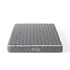 Modway Mila 6” Narrow Twin Mattress - Firm 6 Inch- 10-Year Warranty