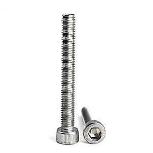 M6 x 30mm 35mm 40mm 45mm 50mm Socket Head Cap Screws Bolts 304 Stainless Steel Machine Metric Hex Socket Screw, 50PCS