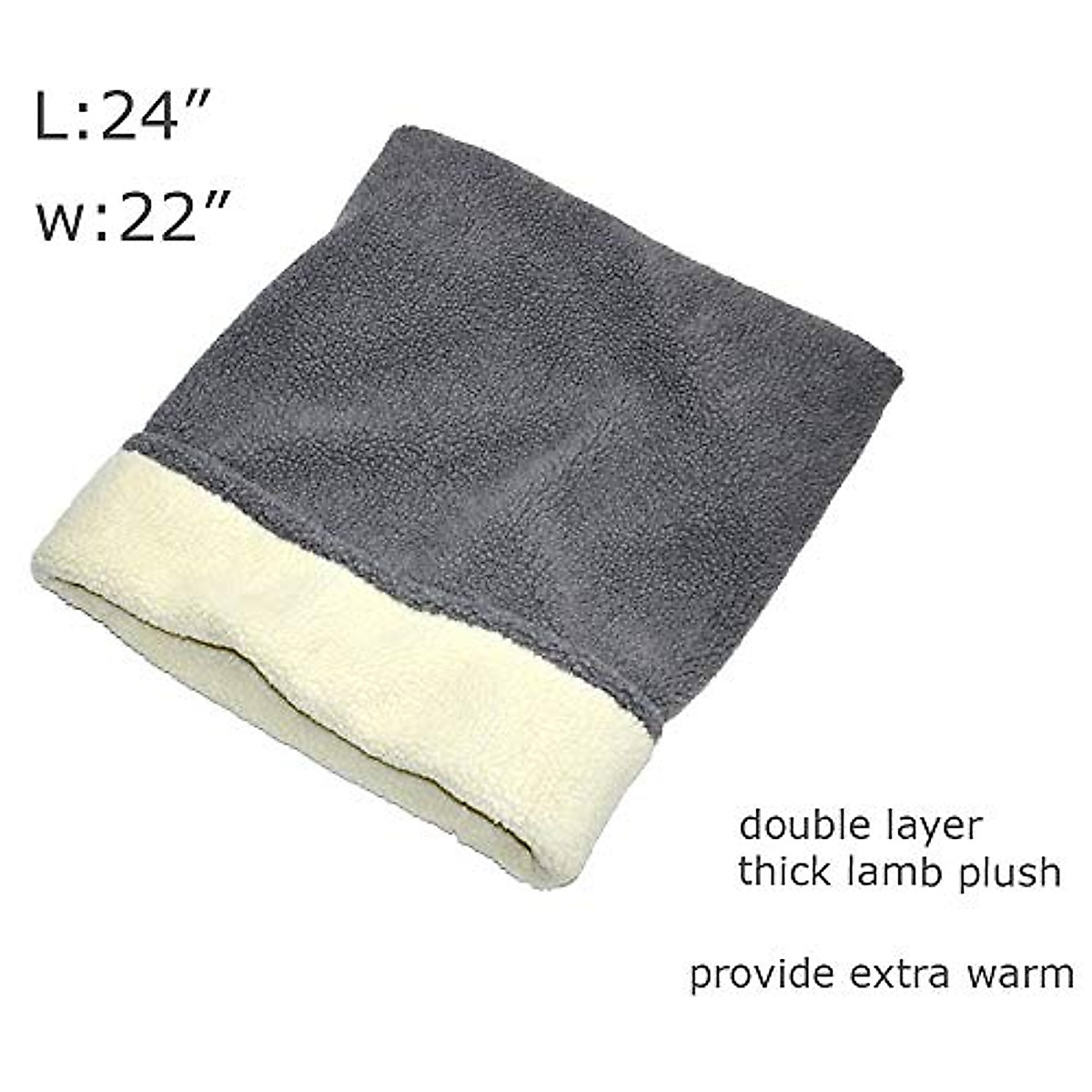 Cat Bed Cave Sleeping Bag, Pet Mat Self Warming Pad Sack for Cats and Small Dog