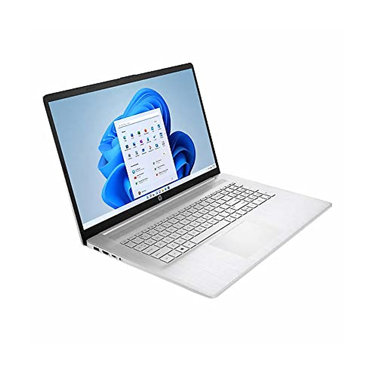 HP 2021 17.3" FHD IPS 250 Nits Laptop Computer, Intel Core i5-1155G7 Processor, 32GB RAM, 2TB HDD+ 2TB SSD, Backlit Keyboard, Intel Iris Xe Graphics, HD Webcam, HD Audio, Win11, Silver, 32GB USB Card