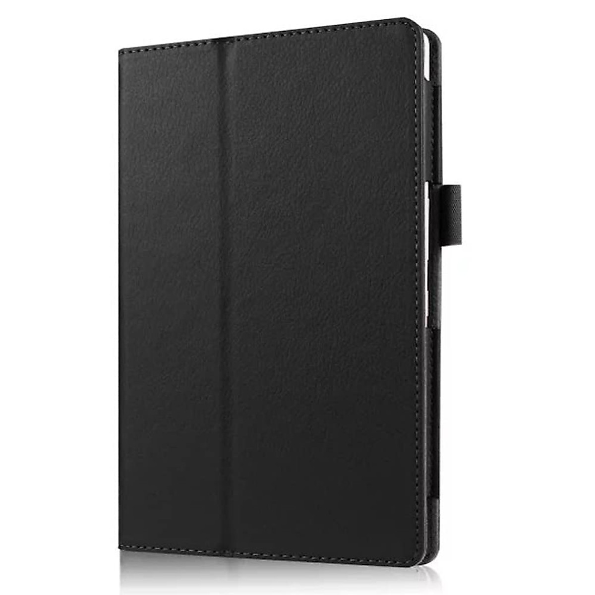 for Amazon All-New Kindle Fire HD 10 & 10 Plus Tablet Smart Cover, Ultra Slim Folio Stand Auto Sleep/Wake Up Leather Case for All New Fire HD10 11th Generation (2021 Release) 10.1 inch (Li-Black)