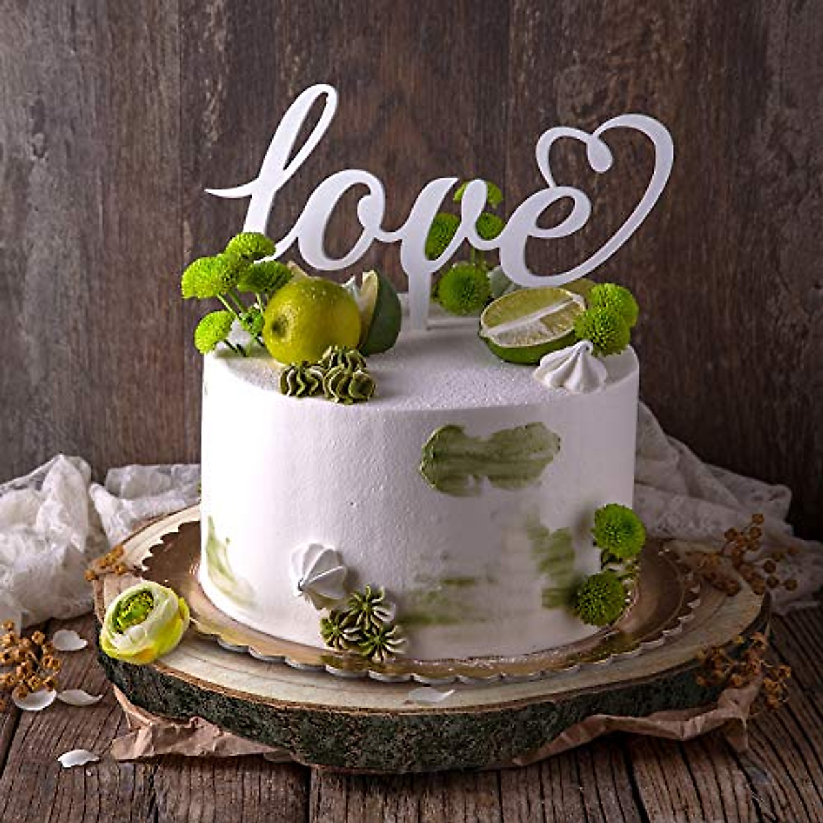 KARAVELLA (10) Pack 12-13 inches X Large Wood Slices for Centerpieces - Wood Centerpieces for Tables, Rustic Wedding Centerpiece, Natural Wood Slabs, Thin Slices