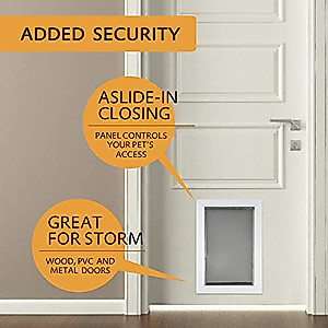 AMZOO Dog/pet Door Replacement Flap Compatible with PetSafe Measures 16 7/8” x 10 1/8” PAC11-11039