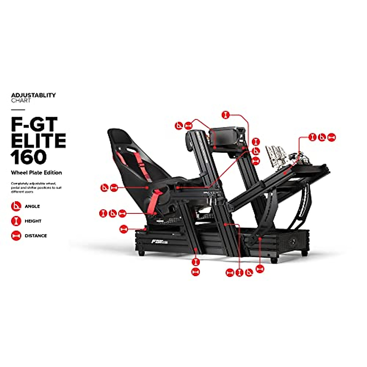 Next Level Racing F-GT Elite 160 Wheel Plate Edition (NLR-E025)