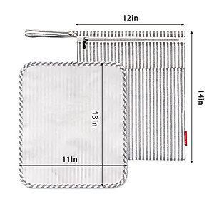 BABEYER Wet Dry Bag for Breast Pump Parts Storage, Waterproof Pump Parts Bag with Place Mat for Moms Pumping at Work-Straps