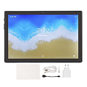 Cuifati Tablet 10.1 Inch, Octa Core CPU 8G RAM, 3200X1440 HD Display, Dual Camera Dual SIM, 5800mAh Battery, 5G WiFi 4G LTE Tablet