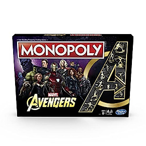 Hasbro Gaming Monopoly: Marvel Avengers Edition Board Game, Ages 8 and Up