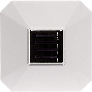 2 Pack Solar Power Garden Sun Light 5"x5" Post Cap Light (Off White)
