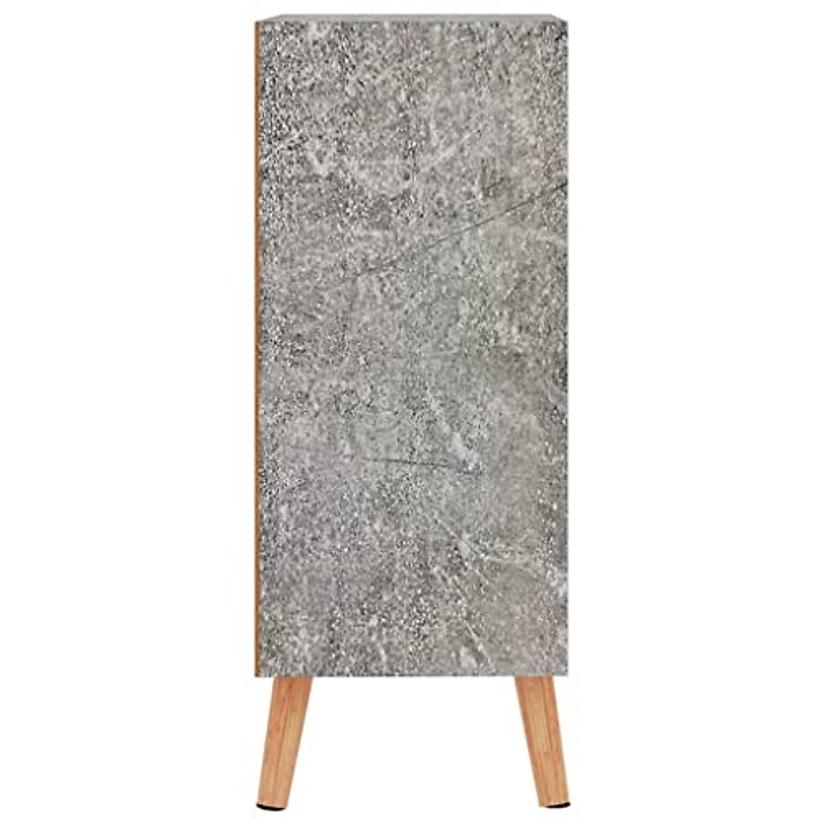 Natulvd Buffet Cabinet Kitchen Buffet Storage Cabinet Sideboard with 2 Doors, Modern Minimalist Buffet Server Cupboard Cabinet Console Table with Storage Shelf - Light Gray