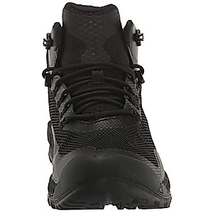 KEEN Men's NXIS Evo Mid Height Waterproof Hiking Boots, Triple Black, 11.5