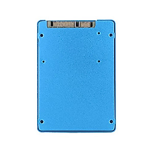 SSD Adapter Enclosure Kit, Aluminum Alloy SSD Adapter Enclosure with high Heat Dissipation for Office and Home Computer Blue
