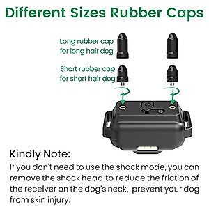 FunniPets Dog Training Collar 2600ft Range - Dog Shock Collar with Remote Waterproof Electronic Dog Collar for Small Medium and Large Dogs with 4 Training Modes Light Static Vibration Beep