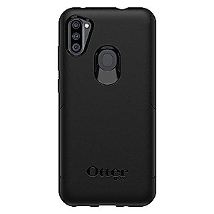 OtterBox Galaxy A11 Commuter Series Lite Case - BLACK, Slim & Tough, Pocket-Friendly, with Open Access to Ports and Speakers (No Port Covers),