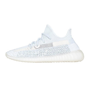 adidas Mens Yeezy Boost 350 V2 Reflective FW5317 Cloud White - Size 9.5
