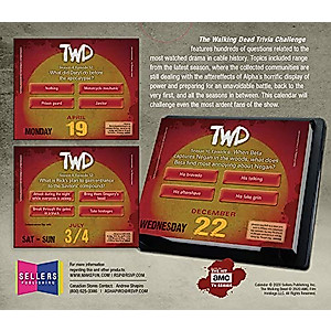 2021 AMC The Walking Dead® Daily Trivia Challenge Boxed Daily Calendar