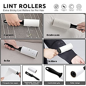 Topmart 3 Tiers Foam Dog Ramps/Steps,Non-Slip Dog Steps,Extra Wide Deep Dog Stairs,High Density Foam Pet Stairs/Ladder,Best for Older Dogs,Cats,Small Pets,with Pet Hair Remover Roller,Grey