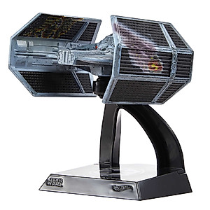 Hot Wheels Star Wars Starships Select Premium Diecast Darth Vader's TIE Advanced Battle Damage Variant