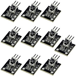 AIHJCNELE 10pcs KY-022 TL1838 VS1838B HX1838B 1838 Universal IR Infrared Sensor Receiver Module Remote Control Module Accessories DIY Starter Kit for Arduino Raspberry Pi