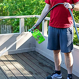 Mold Armor E-Z Deck, Fence and Patio Wash, 64 oz., Restores Natural Look, Kills Mold and Mildew, Convenient Hose-End Adapter, Ideal for Preparing Surfaces