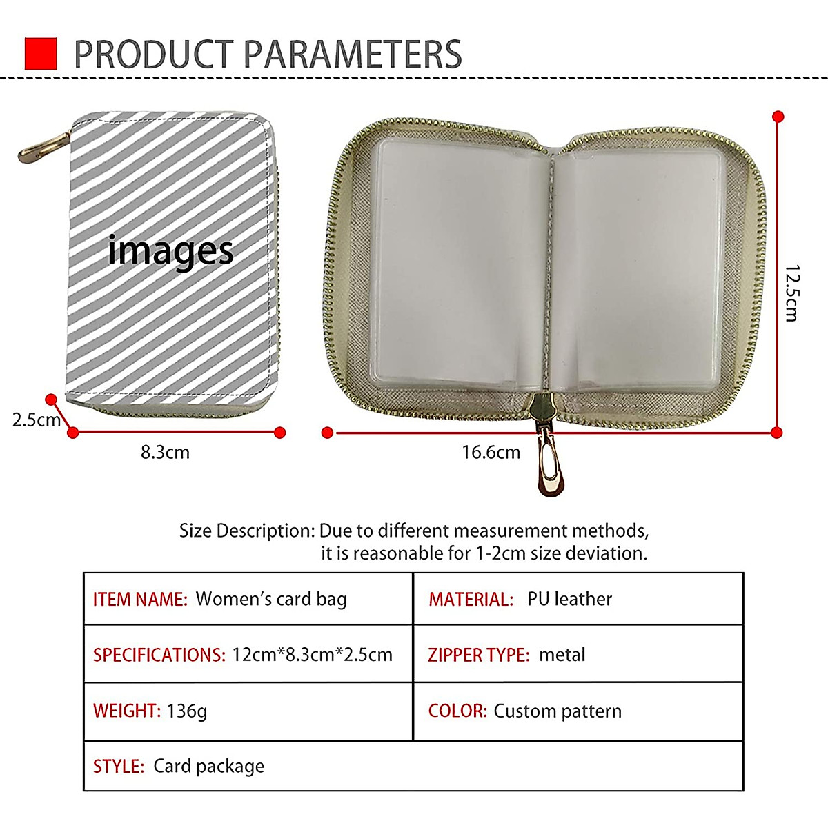 Poceacles Tie Dye Print Women Men Cards Organzier Small Wallet with Zip Around, 20 Card Slots Leather Accordion Credit Card Holder Wallet