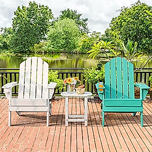 WYFDP Folding Chair Cup Holder Yard Turquoise