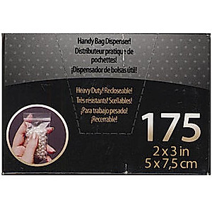 Bagettes Heavy-Duty Reclosable Bags 175/Pkg-2"X3" Clear