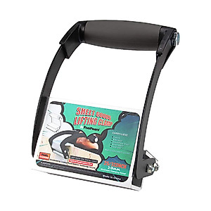 FivePears 2 PCS Panel and Plywood Carrier, Plywood Lifting Tool and Drywall Carrying Tool, Plywood Gripper one Person Single Hand clamp Lift Tool for Sheet Board, Drywall and Plywood Handle Carrier