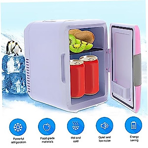 Didiseaon car refrigerator mini refrigerador freezer mini cosmetics fridge picnic beverage cooler small plug in fridge small fridge Dual-Use Fridge Car Accessories Mini Refrigerator heater