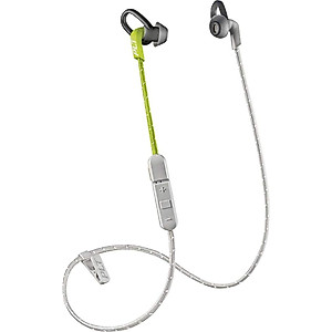 Plantronics BackBeat FIT 300 Sweatproof Sport Earbuds, Wireless Headphones (Grey/Lime) (Renewed)