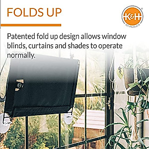 K&H Pet Products EZ Mount Window Sill Cat Bed, Cat Window Hammock, Sturdy Cat Window Perch for Large Cats, Cat Window Bed Cat Furniture, Cat Hammock for Window Cat Perch Cat Shelf - Single Level Gray