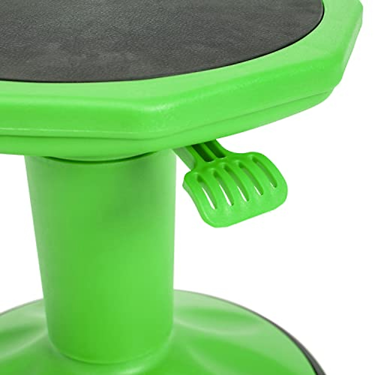 Flash Furniture Carter Adjustable Kids Flexible Active Stool for Classroom and Home with Non-Skid Bottom, 14"-18" Seat Height, Set of 1, Green