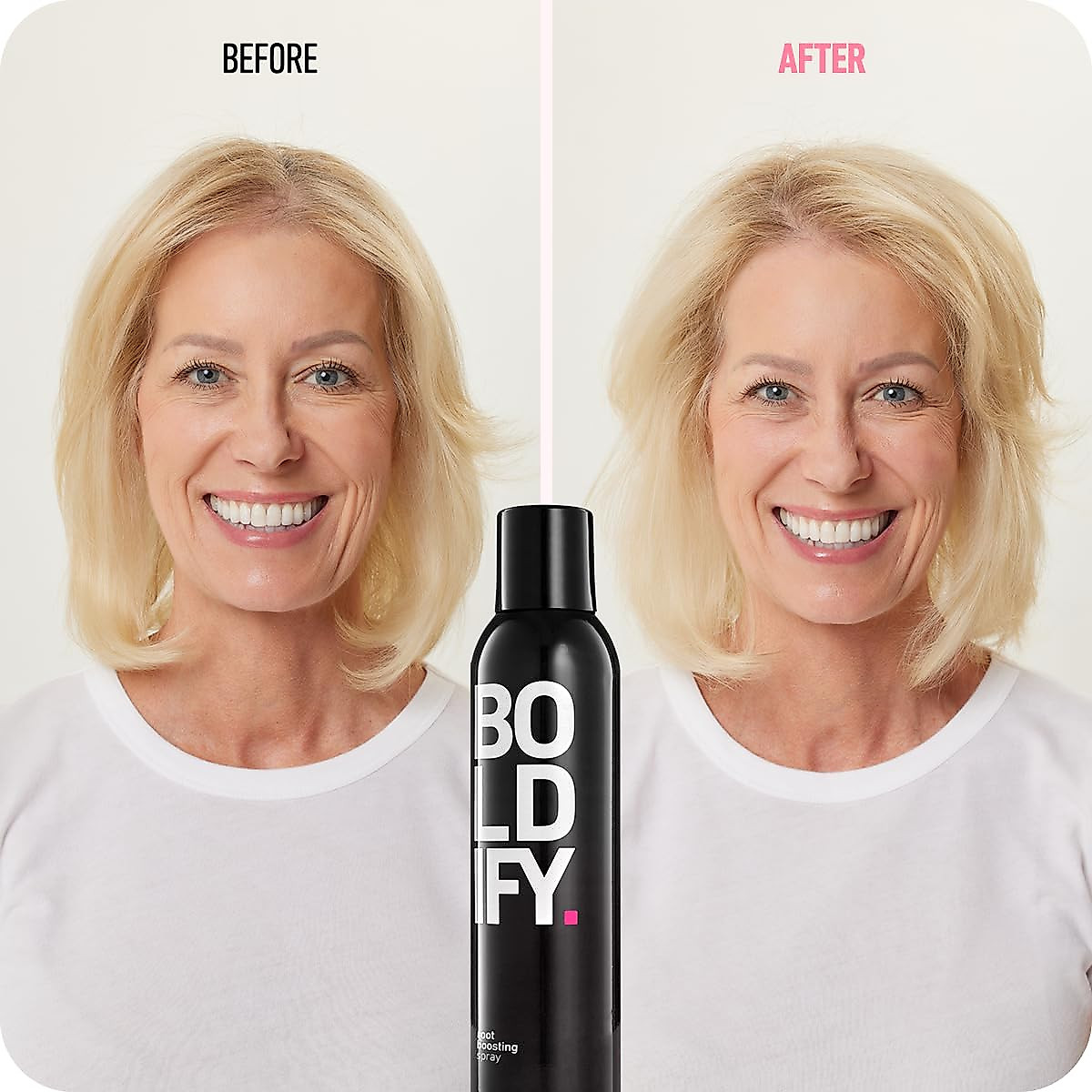 Boldify Root Boost Spray - Root Booster for Hair Volume - Volumizing Foam and Lift Spray for Fine Hair Texture, Root Lift, Stylist Recommended - 8oz