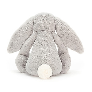 Jellycat Bashful Grey Bunny Stuffed Animal, Large 15 inches | Rabbit and Bunny Plush Toy | Classic Children's Gift
