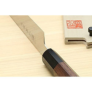 YOSHIHIRO Ice Hardened High Carbon Stainless Steel Wa Sujihiki (Slicer) Japanese Sushi Sashimi Chef Knife 9.5"(240mm)