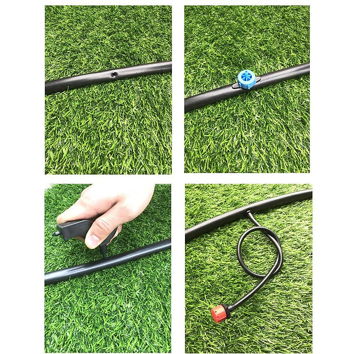 Hose garden irrigation pipe 1/4", 98ft blank distribution tubing, drip irrigation hose, drip irrigation line pipe, DIY irrigation equipment for greenhouse, flower beds, terraces, lawns