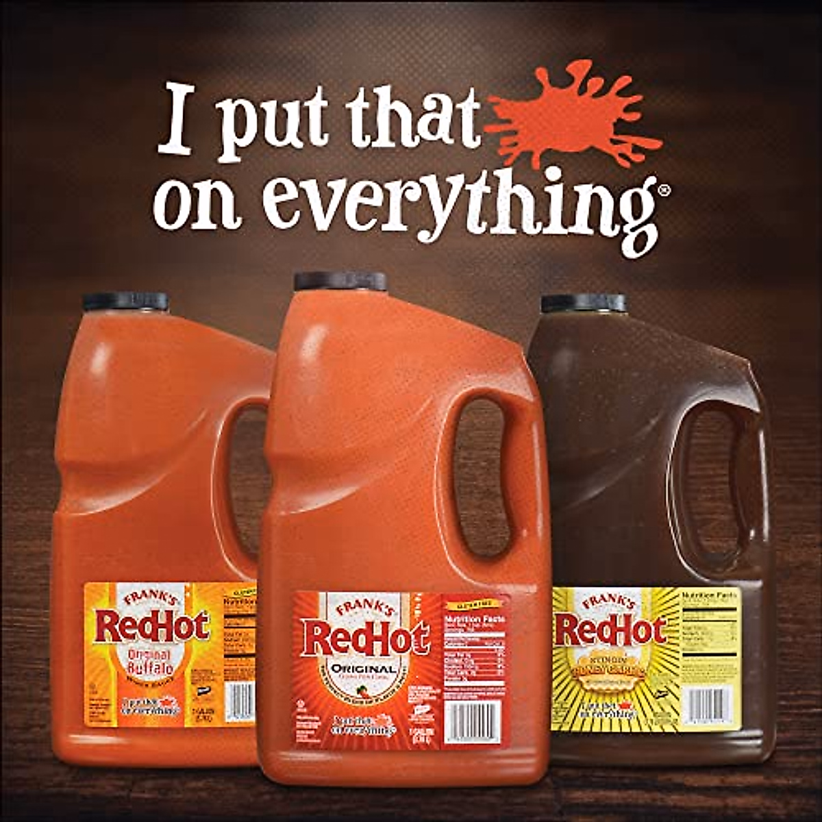 Frank's RedHot Sweet Chili Sauce, 0.5 gal - One Half Gallon Bulk Container of Sweet Chili Hot Sauce for Wings, Pizza, Sandwiches, Stir Fry, and More