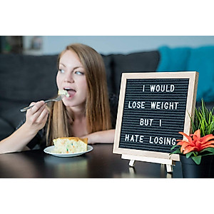 Letter Board Letters, 713 PRE-Cut Characters (3/4 and 1 Inch, White) with Sorting Tray